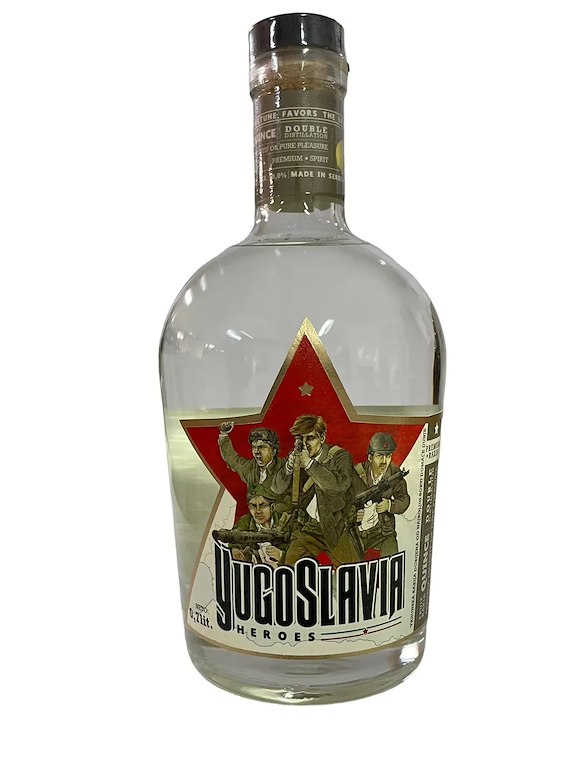 RAKIJA OD DUNJE YUGOSLAVIA HEROES GIFT BOX 0.7L