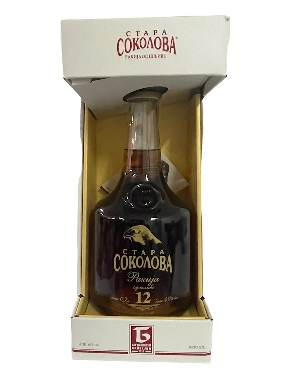 RAKIJA STARA SOKOLOVA ŠLJIVA 12G 0,7L
