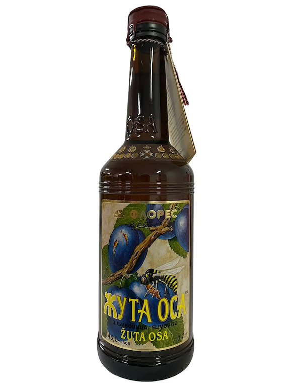 RAKIJA ŽUTA OSA ŠLJIVA 0,7L