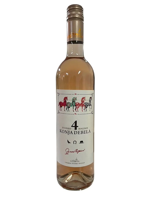 ROSE VINO 4 KONJA DEBELA ZVONKO BOGDAN 0,75L