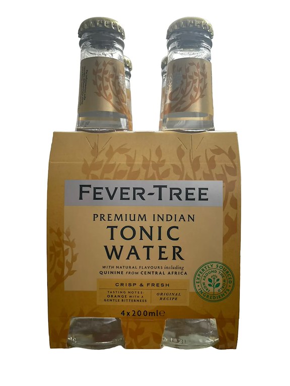TONIC FEVER TREE PREMIUM INDIAN TONIC WATER 4X0.2L