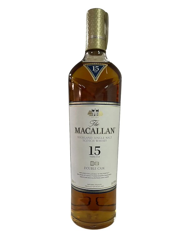 VISKI MACALLAN 15YO DOUBLE CASK 0.7L