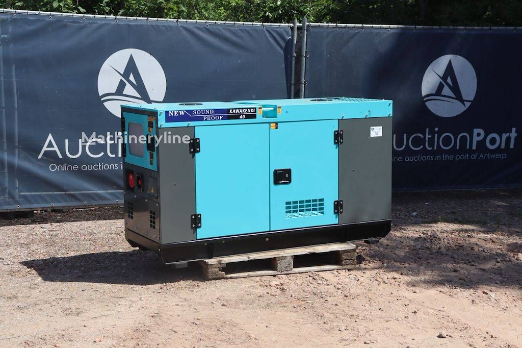 Prodaje se KawaKenki KK40-III-SSS diesel generator na aukciji