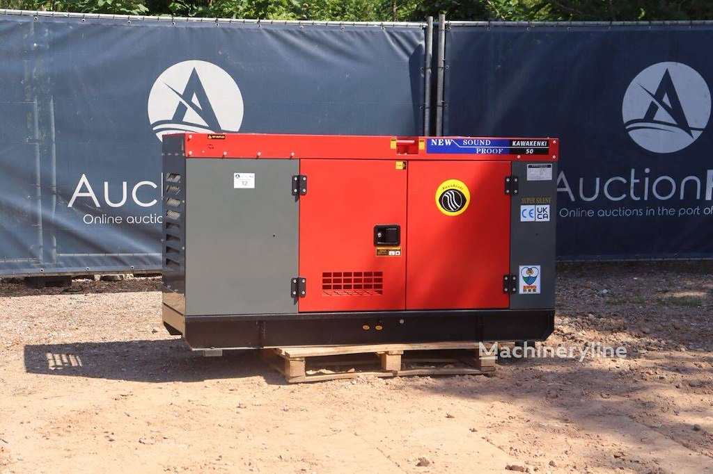 Prodaje se KawaKenki KK50-III-SSS diesel generator na aukciji