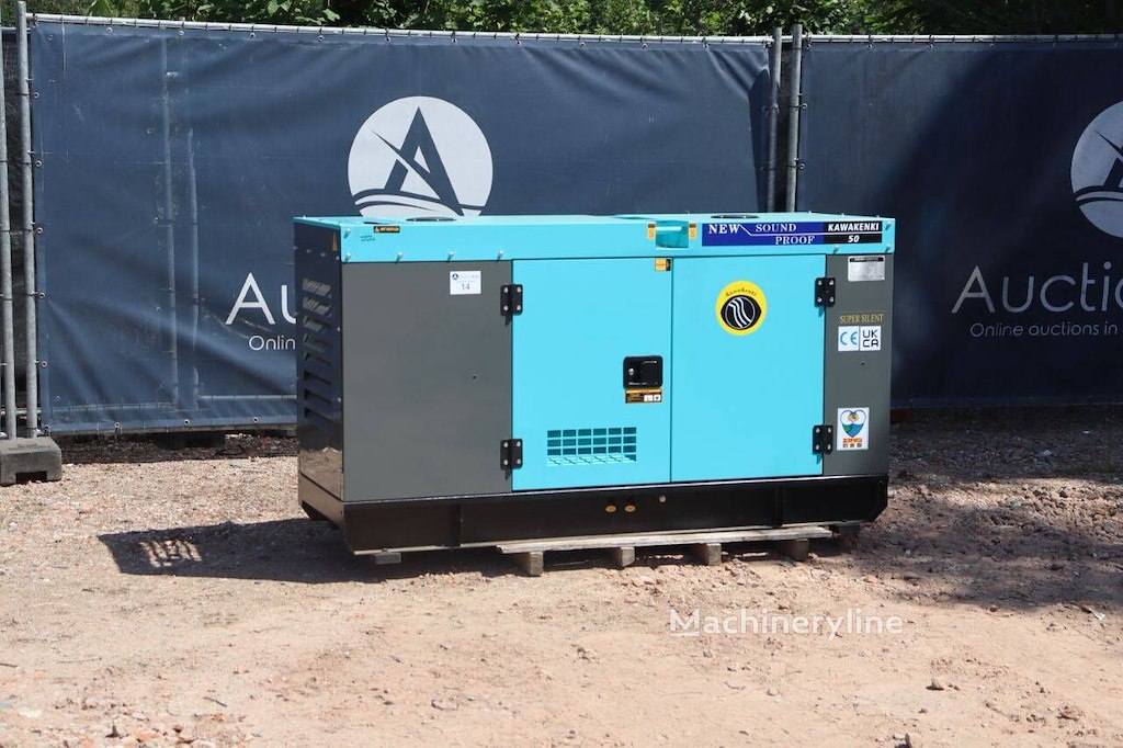 Prodaje se KawaKenki KK50-III-SSS diesel generator na aukciji