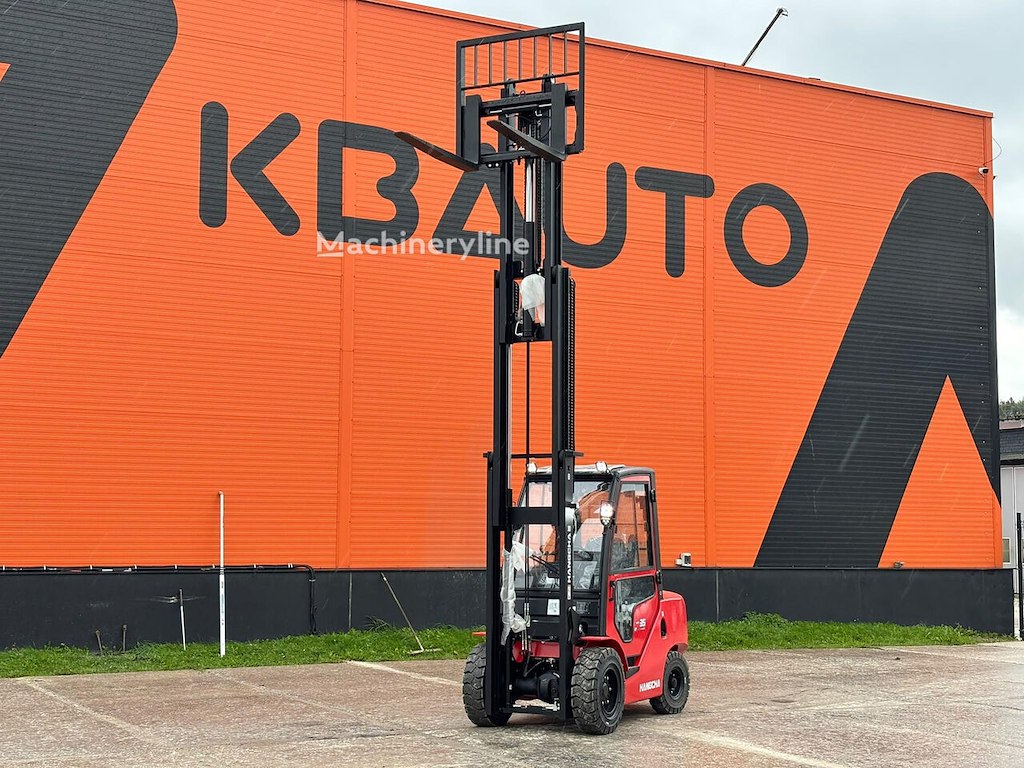 Novi Hangcha CPCD 35 Triplex free lift mast / forks 1220 mm / side shift dizel viljuškar