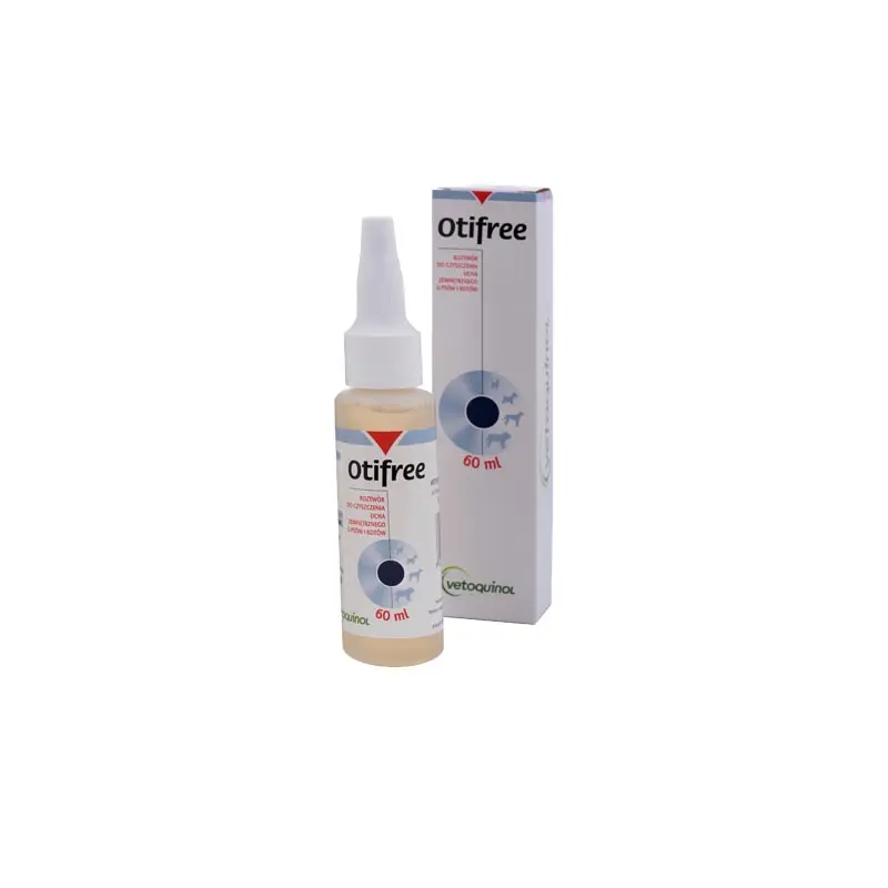 VETOQUINOL Rastvor za čišćenje ušiju pasa Otifree 60ml