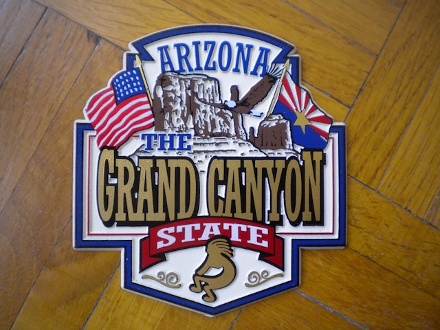 ARIZONA The Grand Canyon State USA, magnet za frizider