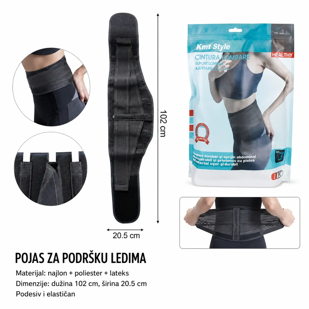 KMT Pojas za ledja