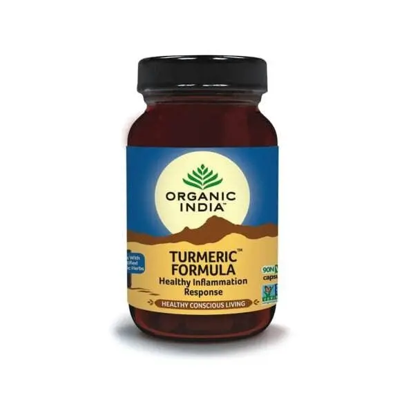Organic India Organska kurkuma formula, 90 kapsula