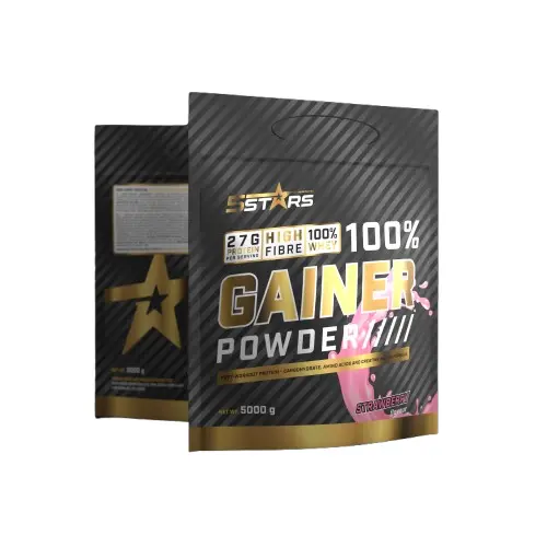 5 Stars Ugljeni hidrati Mass Gainer, Jagoda, 5 kg