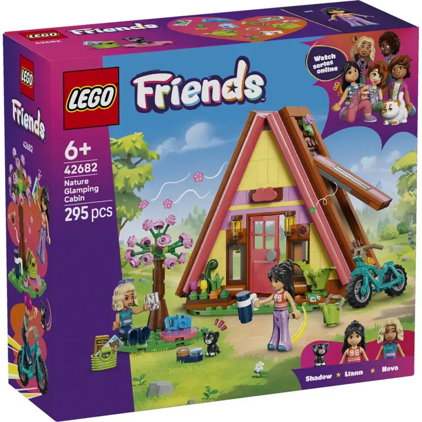 LEGO Friends Koliba za glamping 42682, Uzrast 6+