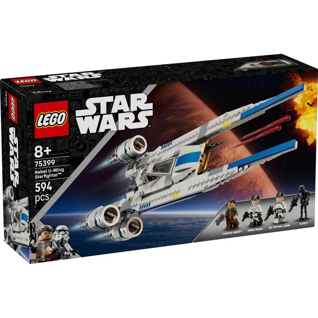 LEGO Star Wars Pobunjenički U-Wing zvezdani borac 75399, Uzrast 8+