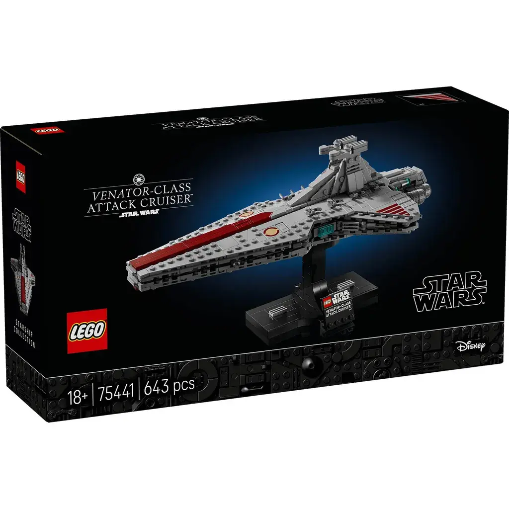 LEGO Star Wars Napadačka krstarica klase Venator 75441, Uzrast 18+
