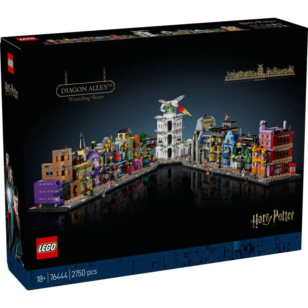 LEGO Harry Potter Dijagon aleja čarobnjačke prodavnice 76444, Uzrast 18+