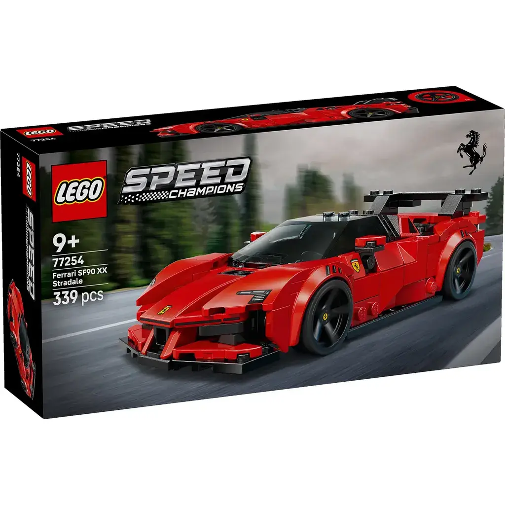 LEGO Speed Champions Ferrari SF90 XX stradale sportski automobil 77254, Uzrast 9+