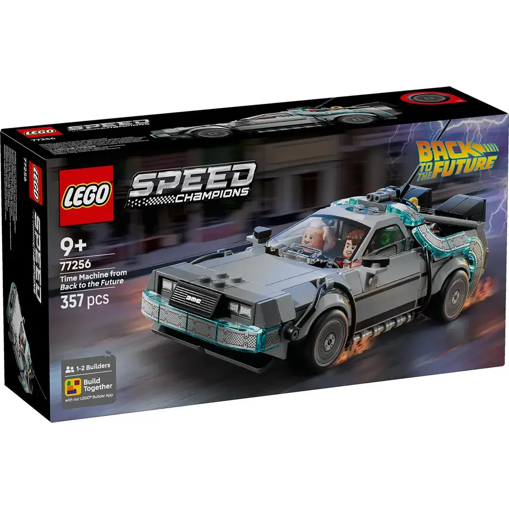 LEGO Speed Champions Vremeplov iz Povratka u budućnost 77256, Uzrast 9+