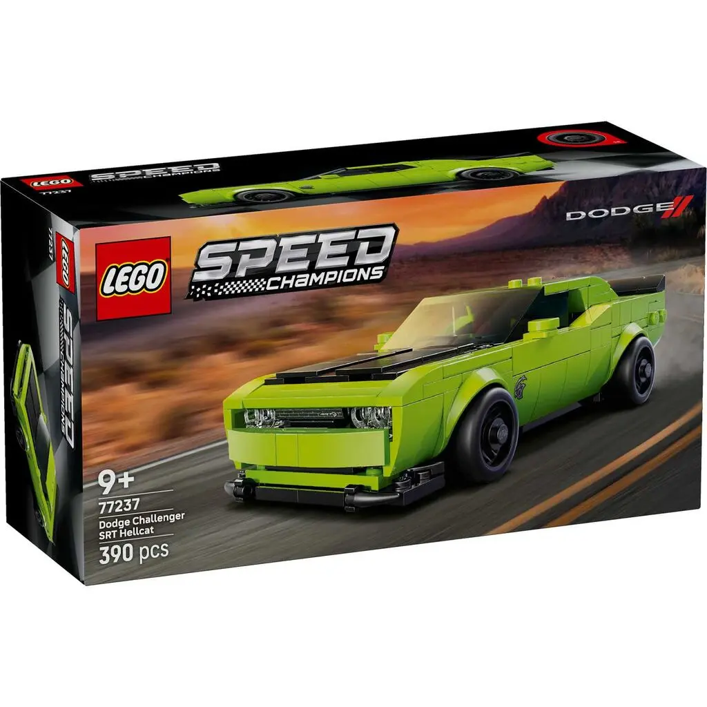 LEGO Speed Champions Dodge challenger srt hellcat sportski automobil 77237, Uzrast 9+