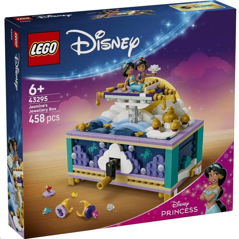 Lego Disney Animation Jasminina kutija za nakit 43295, Uzrast 6+