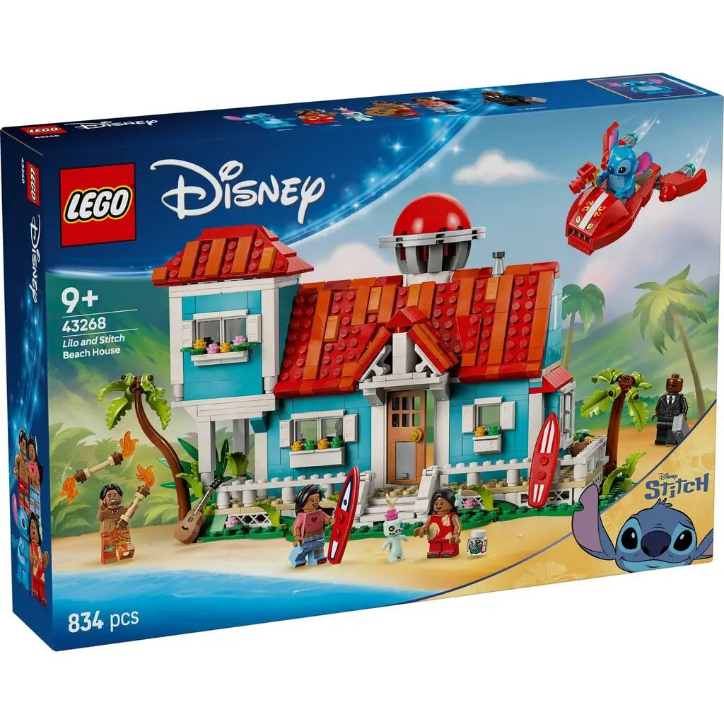 LEGO Disney Kuća na plaži Lilo i Stič 43268, Uzrast 9+