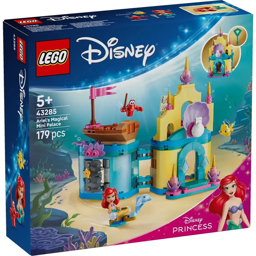 LEGO Disney Ariel magična Mini-palata 43285, Uzrast 5+