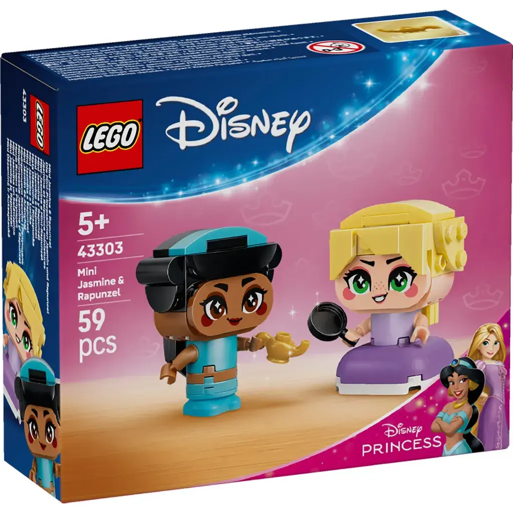 LEGO Disney Mini Jasmin i Zlatokosa 43303, Uzrast 5+