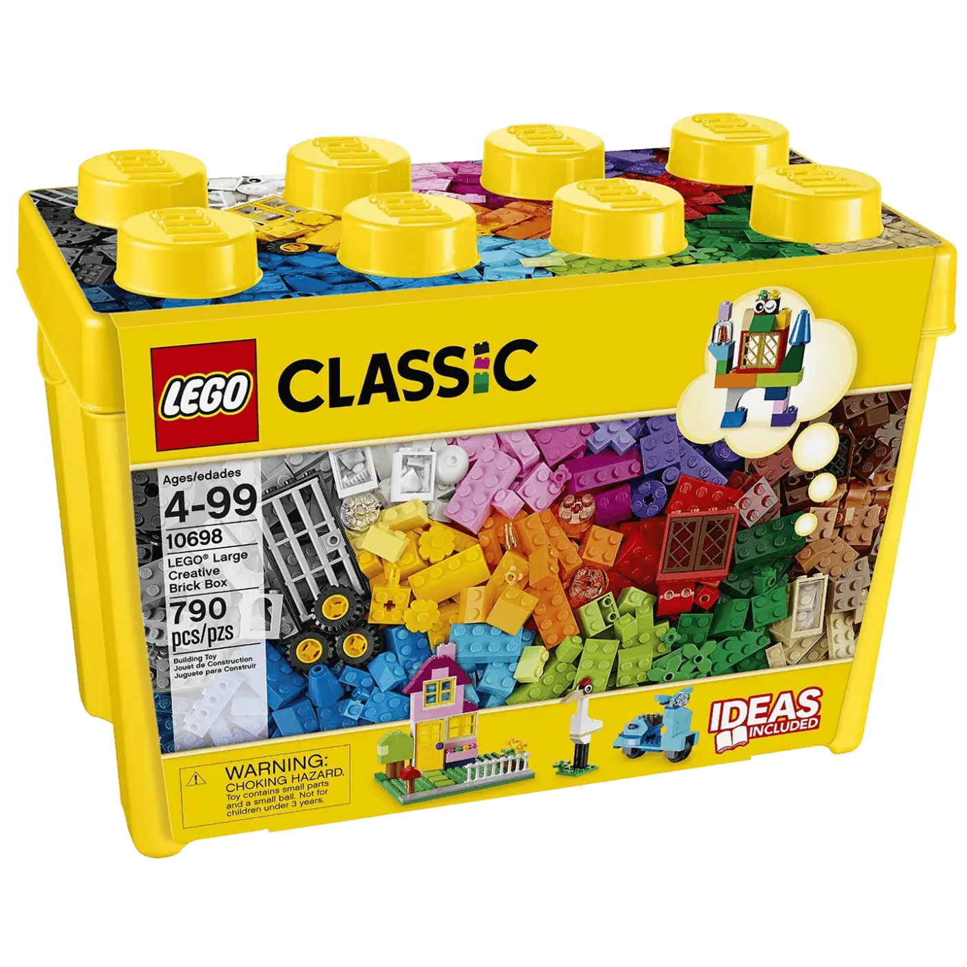 LEGO Classic Kofica kreativnih kockica 10698, Uzrast 4+