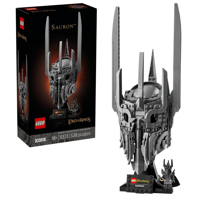 LEGO Icons Gospodar prstenova: Sauronova kaciga 11373, Uzrast 18+