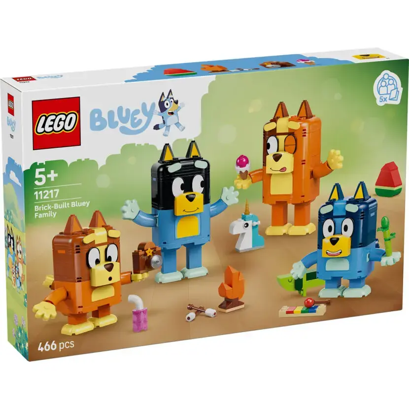 LEGO Bluey Bluey - porodica od kockica 11217, Uzrast 5+