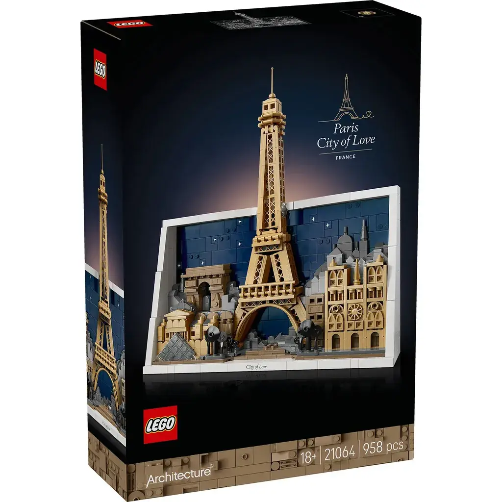 LEGO Architecture Pariz - grad ljubavi 21064, Uzrast 18+