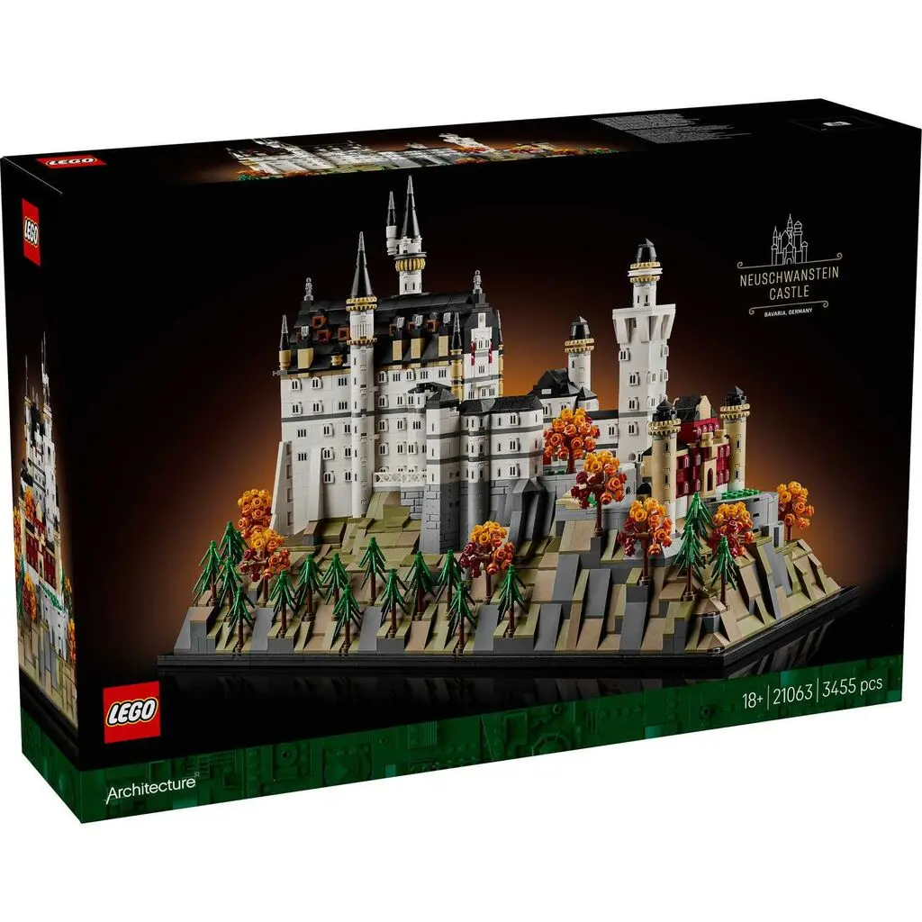 LEGO Architecture Zamak Nojšvanštajn 21063, Uzrast 18+
