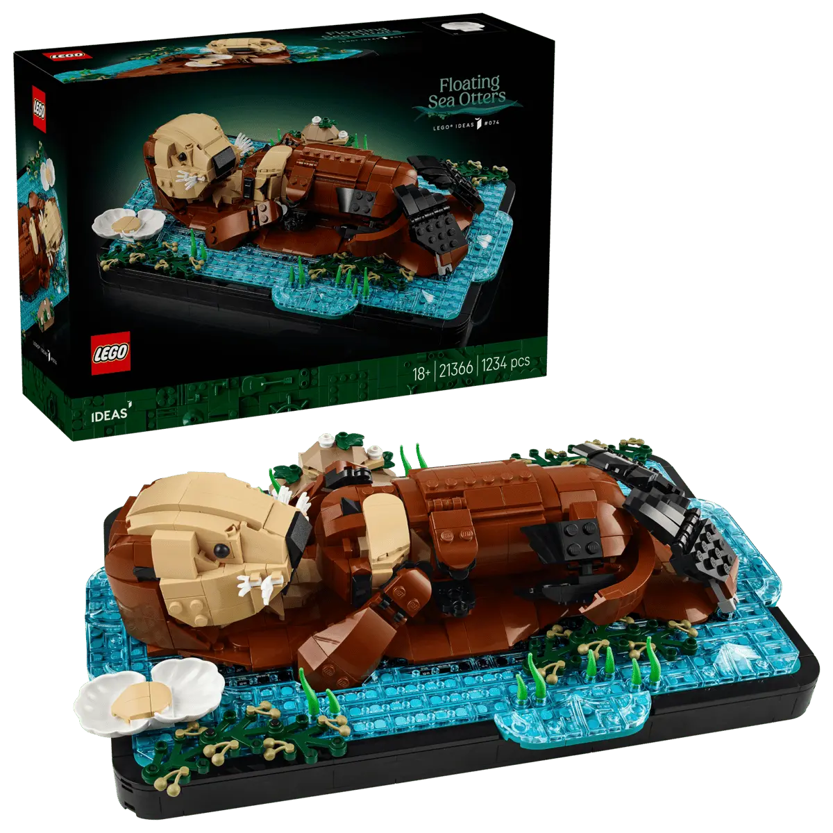 LEGO Ideas Plutajuće morske vidre 21366, Uzrast 18+