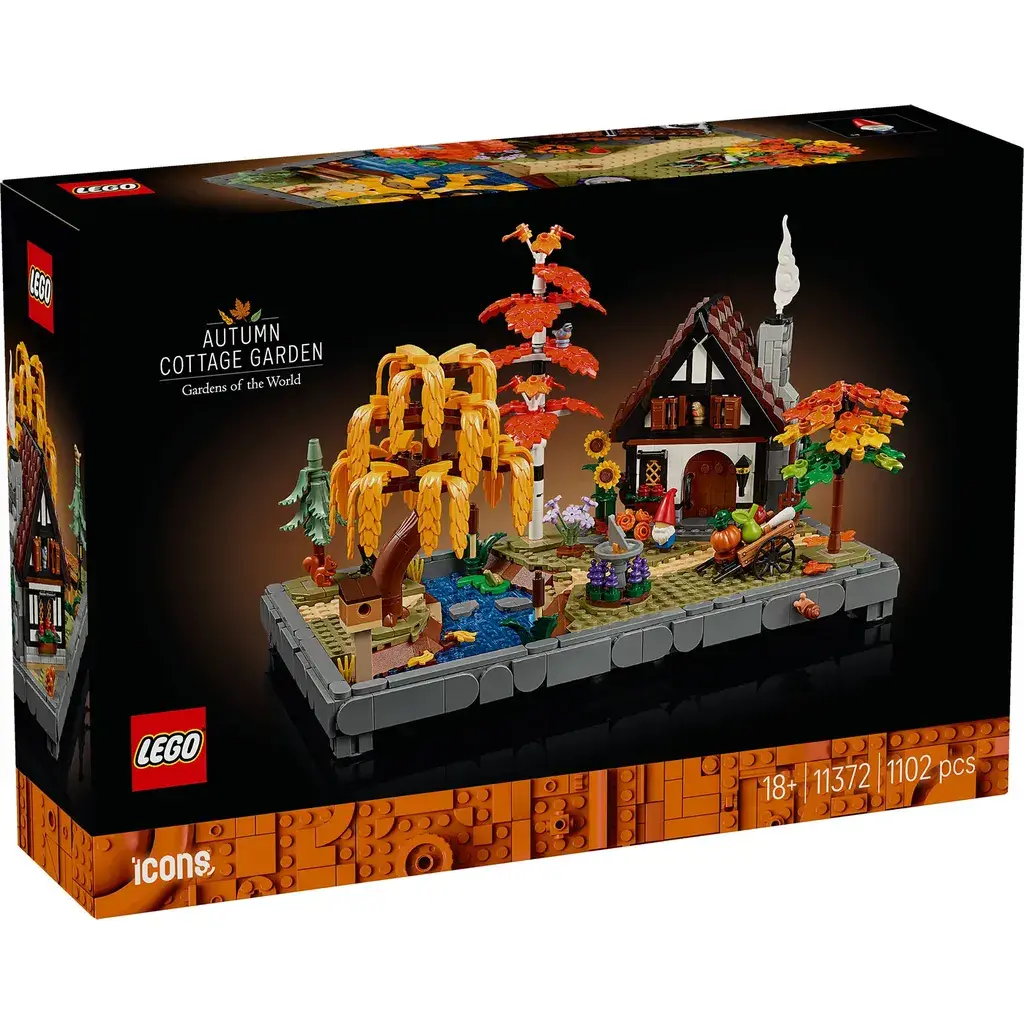 LEGO Icons Jesenja koliba i bašta 11372, Uzrast 18+