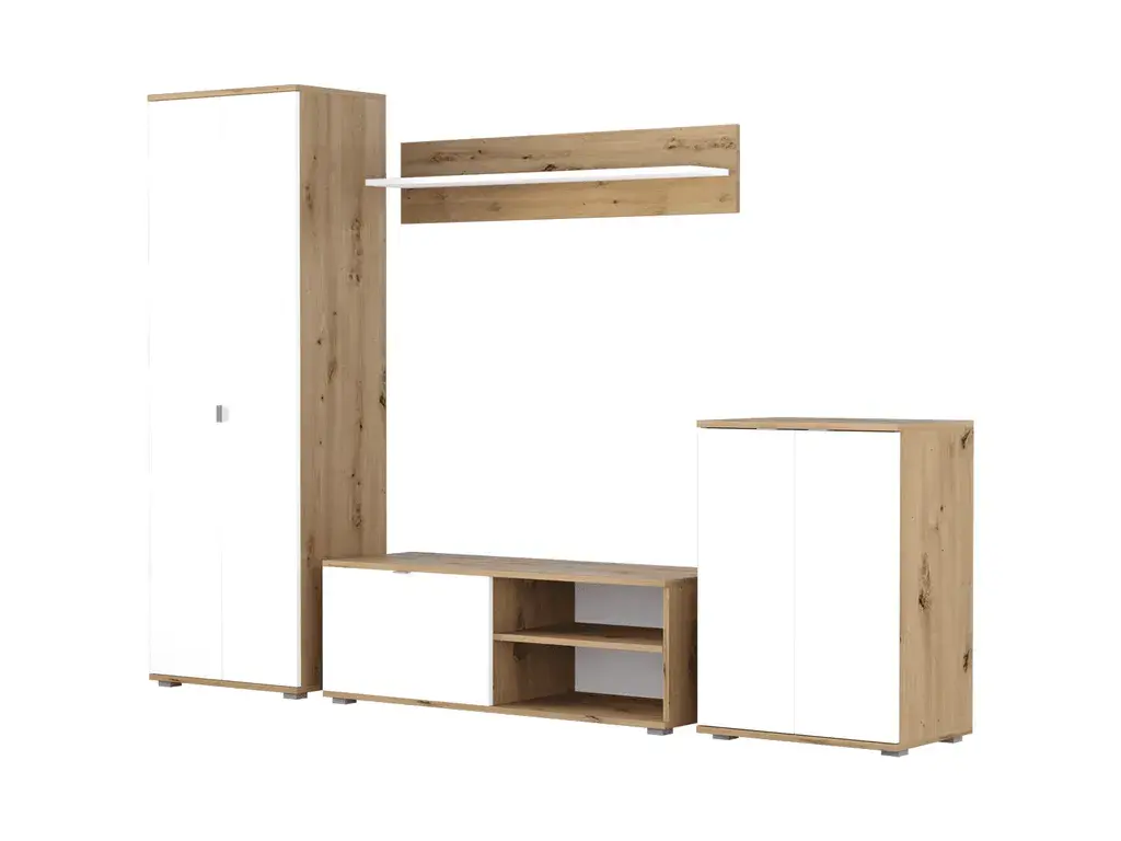 Vitorog Regal Qubo, 240x182 cm, Artisan hrast-beli
