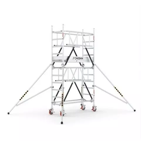 POKRETNA ALUMINIJUMSKA SKELA CAGSAN - PROTUBE SN (180)