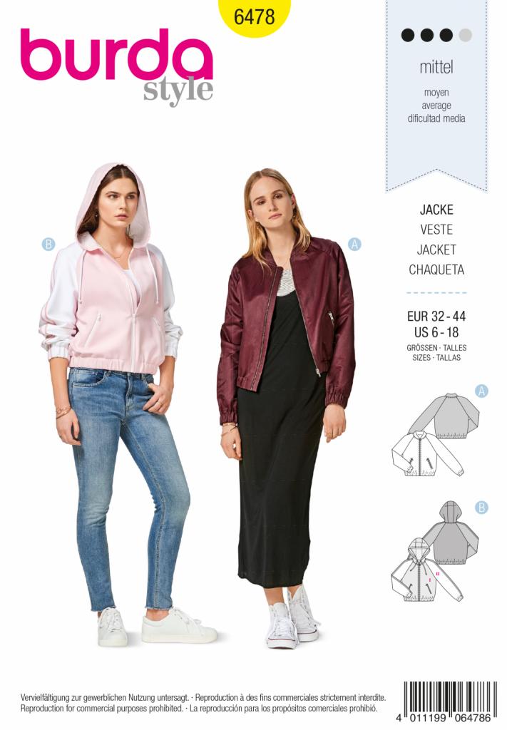Kroj Kratka sportska jakna sa raglan rukavima