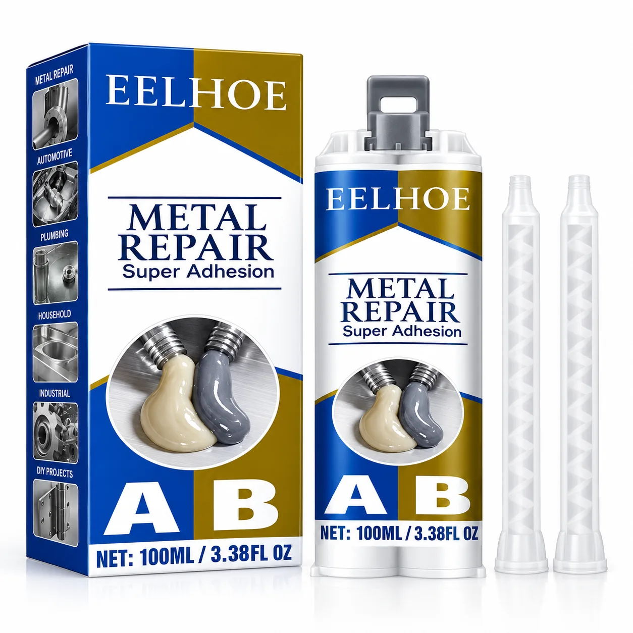 Super lepak za metal – dvokomponentni EELHOE