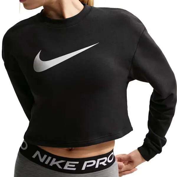 Nike Ženski duks Pro NP DF IB8979-010, Crni