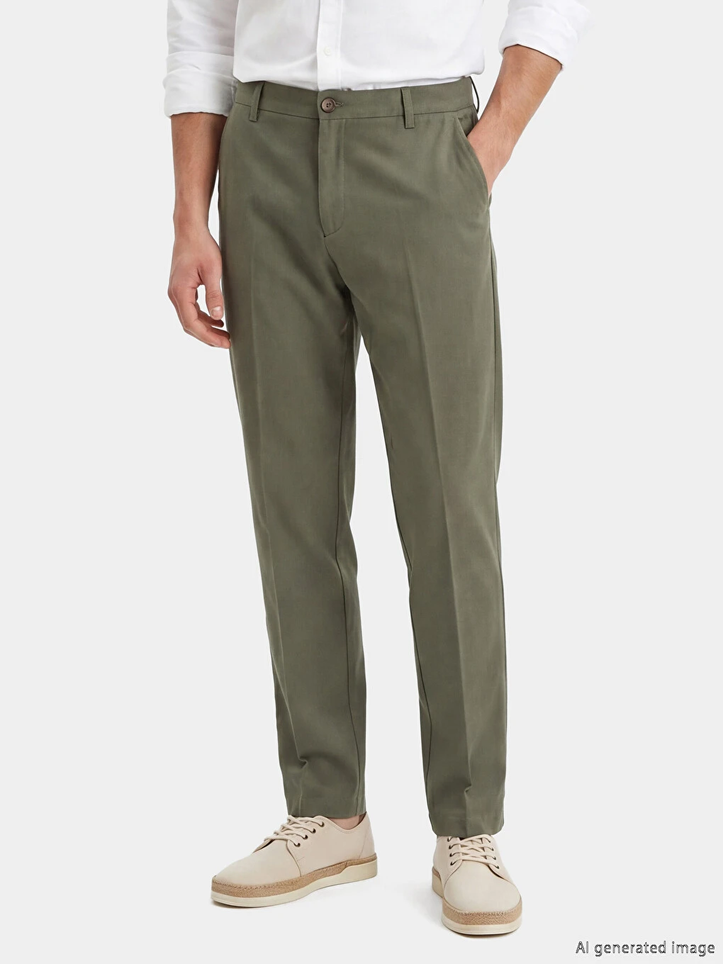 SOUTHBLUE Muške Pantalone Od Gabardina Regularnog Kroja