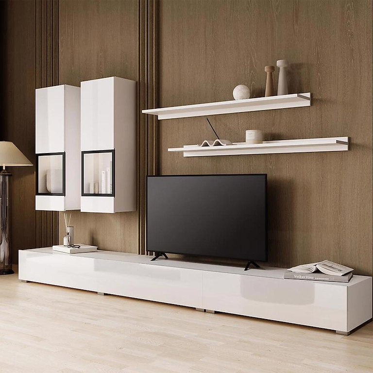 Baros regal 270x41x180 cm beli