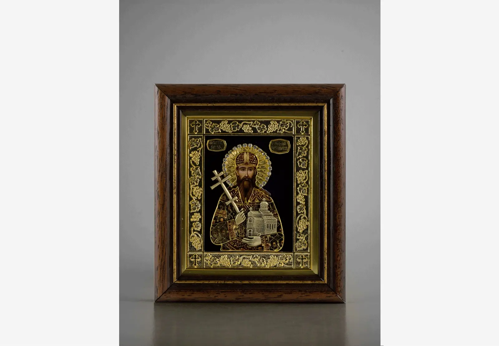 Sveti Kralj Stefan Dečanski, 98x118x22mm