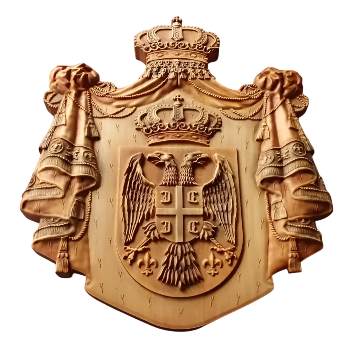 Grb Srbije u duborezu