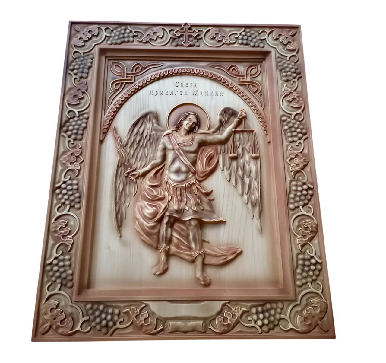 Ikona Sv. Arhangel Mihailo u duborezu pravougaona