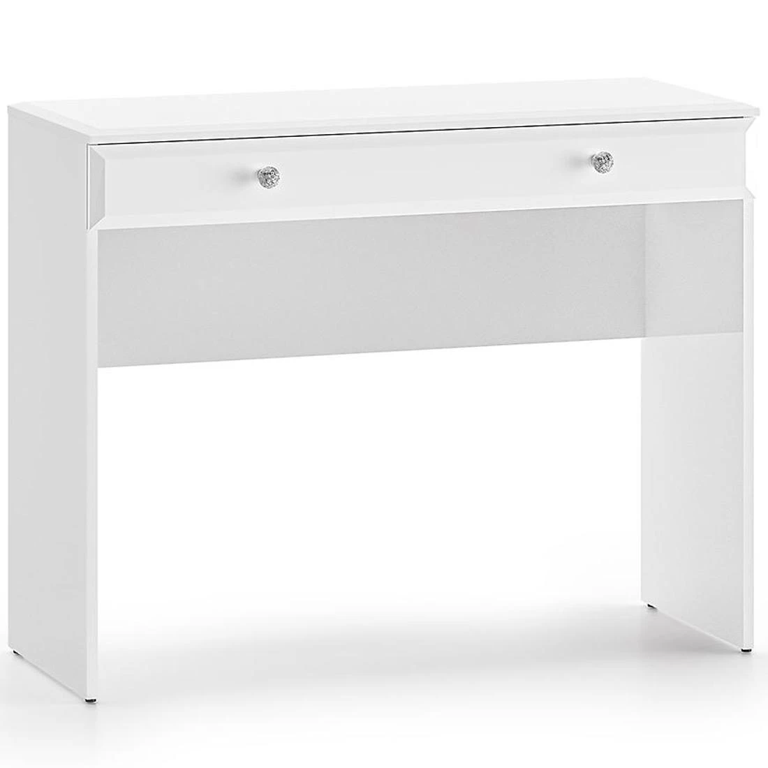Glamour toaletni stolic 0501 100x41x79 cm bela