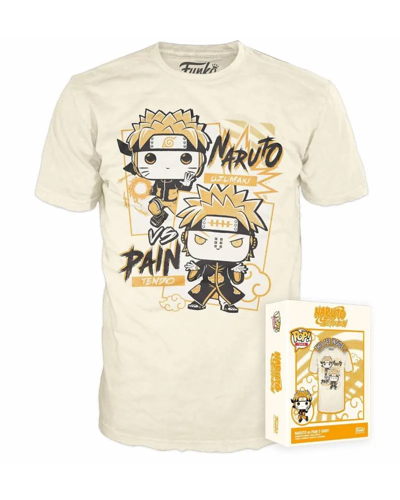 Majica Funko Tees - Naruto Shippuden POP! - Naruto vs Pain (L)