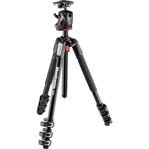 Manfrotto Tripod SET MK190XPRO4-BHQ2 Alu 4 SEC Kit Ball Head