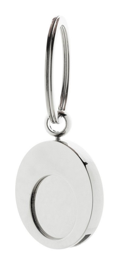 Cromo trolley coin keyring