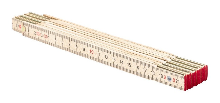 Medil folding ruler