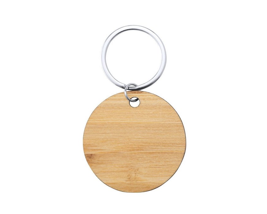 Sonek bamboo privezak, okrugli