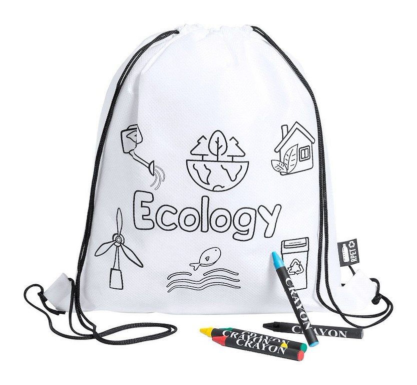 Balard RPET colouring drawstring bag
